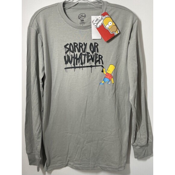 Simpsons | Shirts | The Simpsons Long Sleeve Tshirt Sorry Or Whatever ...